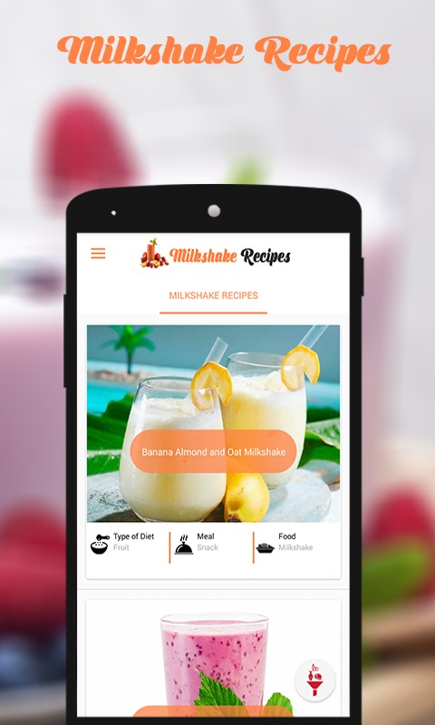 MILKSHAKE RECIPES - App on Amazon Appstore