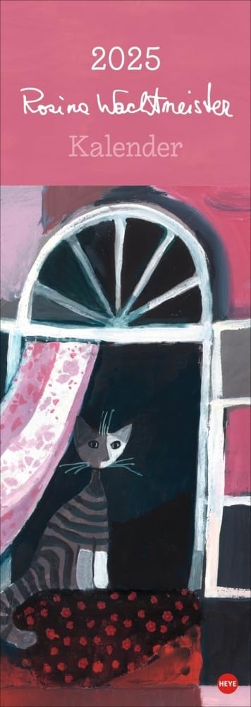 Rosina Wachtmeister Vertical Kalender 2025: Kunstvoller Wandkalender mit farbenfrohen ...