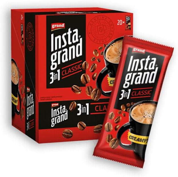 Amazon.com: Insta Grand Classic coffee 3in1-20 Pack : Grocery & Gourmet ...