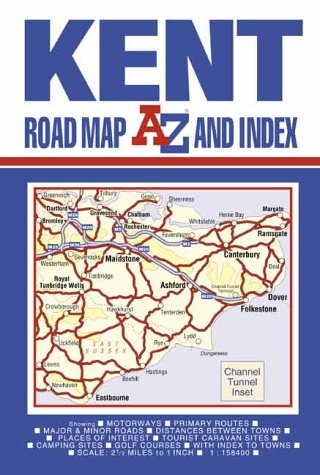 Kent Road Map (A-Z Road Maps & Atlases): 9780850397659: Amazon.com: Books