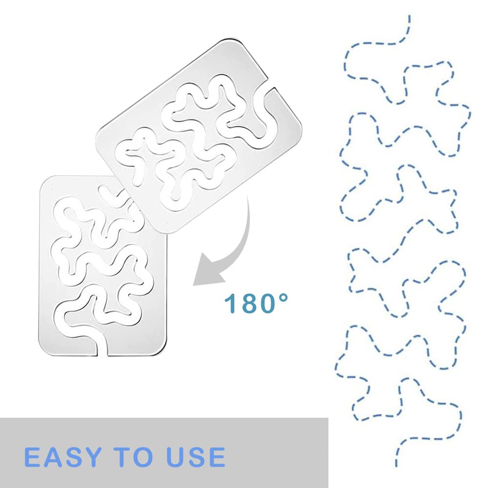 Snapklik.com : Quilting Template Rulers Free Motion Quilting Templates ...