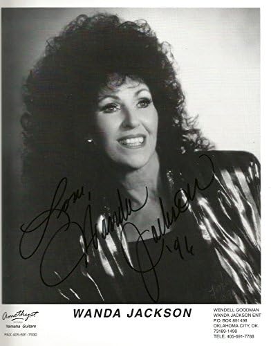 Amazon.com: Wanda Jackson ROCKABILLY COUNTRY autograph, In-Person ...