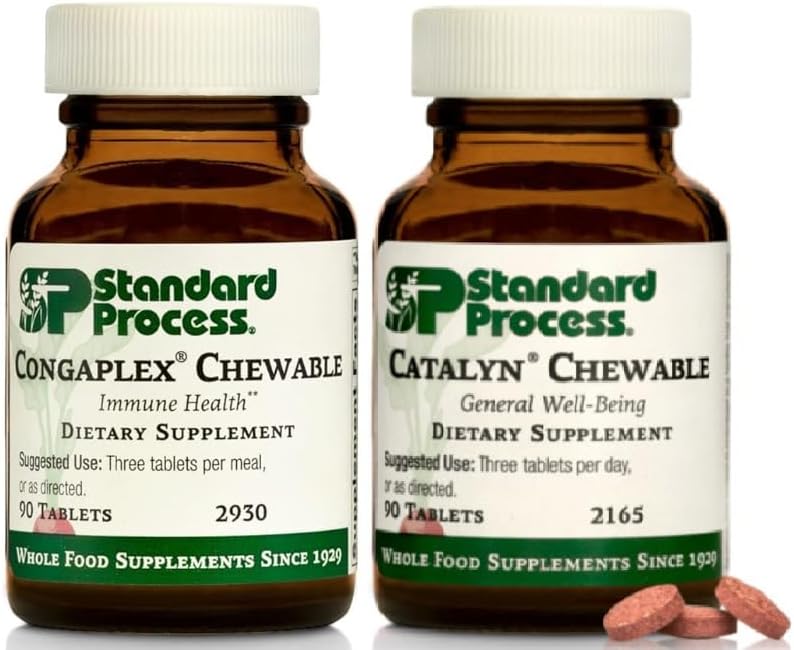Amazon.com: Standard Process Wellness Chewable Bundle - Catalyn ...