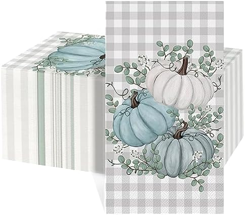 Amazon.com: Horaldaily 100 Fall Disposable Paper Decorative Guest ...