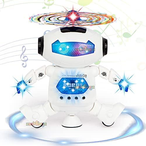 Sunshine Dancing Robot with 3D Lights and Music, Multi Color : Amazon ...