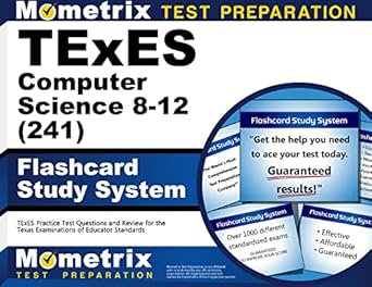 Texes Computer Science 8-12 241 Flashcard Study System: Texes Practice ...