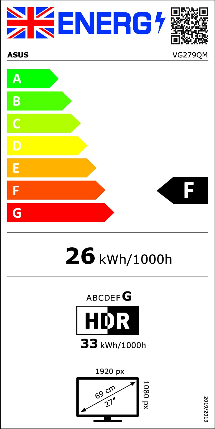 HP 25x 144Hz Full HD Gaming Monitor (1920 x 1080) NVIDIA G-Sync & AMD ...