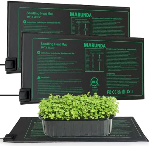 Amazon.com : Seedling Heat Mat for Indoor Home Gardening Seed Starting ...