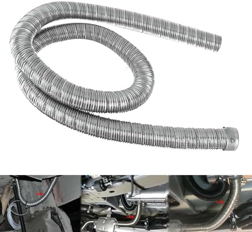 Diesel Heater Exhaust Pipe, Stainless Steel Car Air Heater with 2 ...