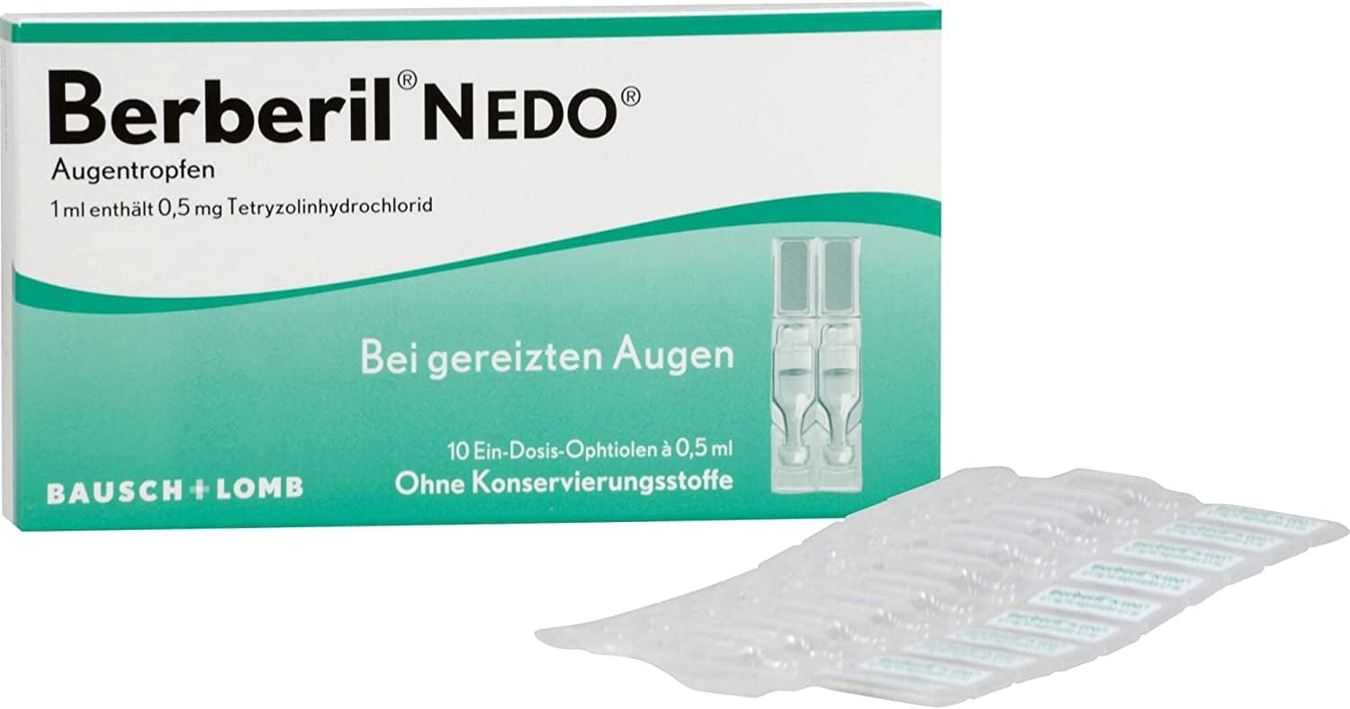 BERBERIL N EDO Augentropfen 10X0.5 ml : Amazon.de: Drogerie & Körperpflege