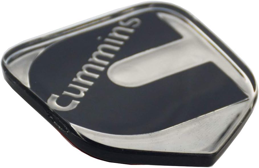 1Pc Grille Cummins Head Emblem 3D Nameplate Sticker Decal with Adhesive ...