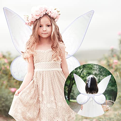 XINRUI Fairy Wings Dress Up Butterfly Wings Sparkling Sheer Wings ...