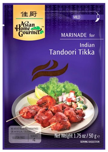 Asian Home Gourmet Indian Tandoori Tikka, 1.75-Ounce Boxes (Pack of 12 ...