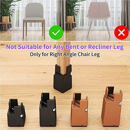 Ezprotekt Furniture Risers, Adjustable Chair Risers with Screw Clamp, 3 ...