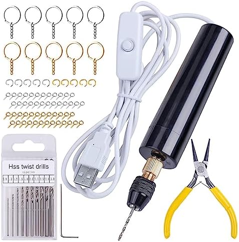 Serplex® Mini Electric Drill Machine for Resin Craft, USB Electric ...