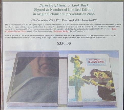 Berni Wrightson: A Look Back, Signed Limited Edition: Bernie Wrightson ...