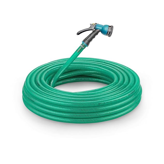 AHYRA Heavy Duty 3 Layered Braided Water Hose Pipe (Size : 0.5 inch ...