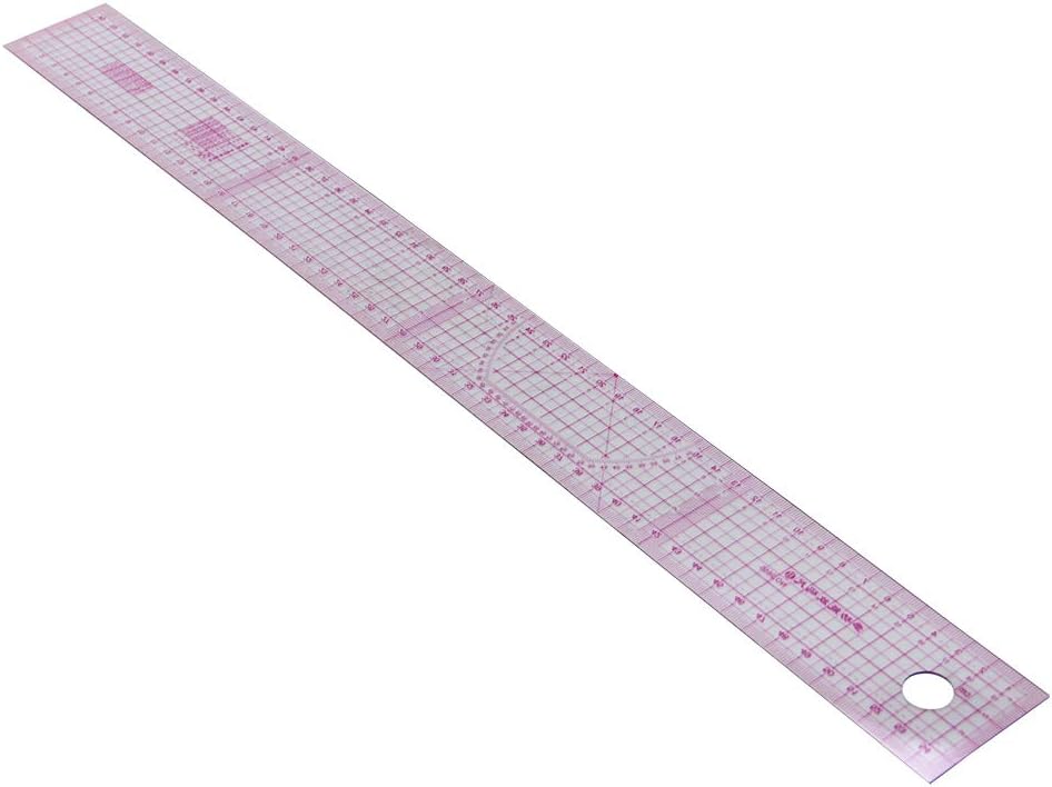 Amazon.com: Utoolmart Beveled Transparent Ruler,Metric Plexiglass Ruler ...