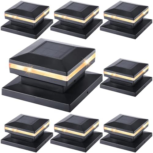 Deckorators 8x8 Woodland Gray Solar Postcover Cap - Amazon.com