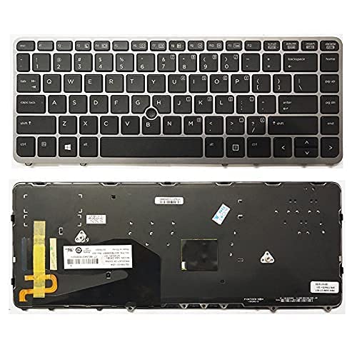 WISTAR Laptop Keyboard for HP EliteBook 840 G1 G2 / 850 G1 G2 / HP ...