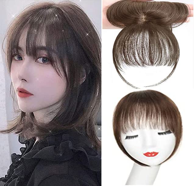 Amazon.com : Bangs Hair Clip Extension Bob Clip in 3D Air Bangs Hair ...