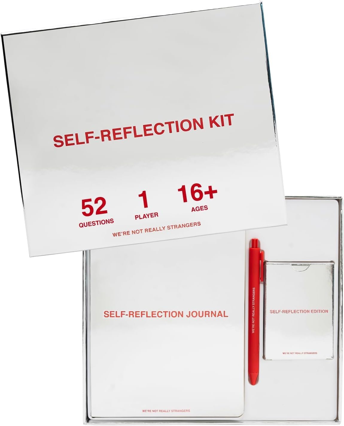 Amazon.com: WE'RE NOT REALLY STRANGERS Self-Reflection Kit Card Game ...