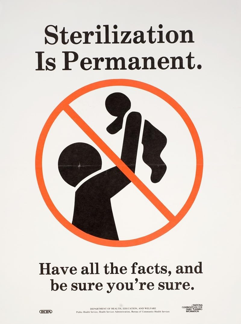 Amazon Sterilization Is Permanent Poster Print By U S Department