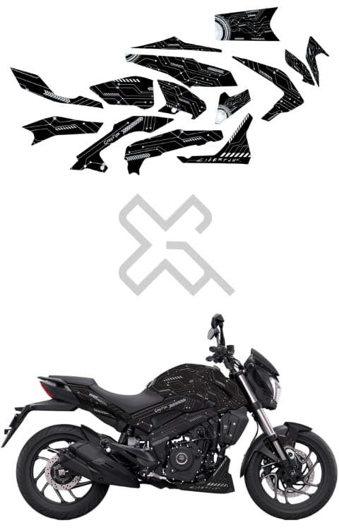 Grayfixx Full Body Decals for Dominar 400 | Dominar 250 Full Body ...