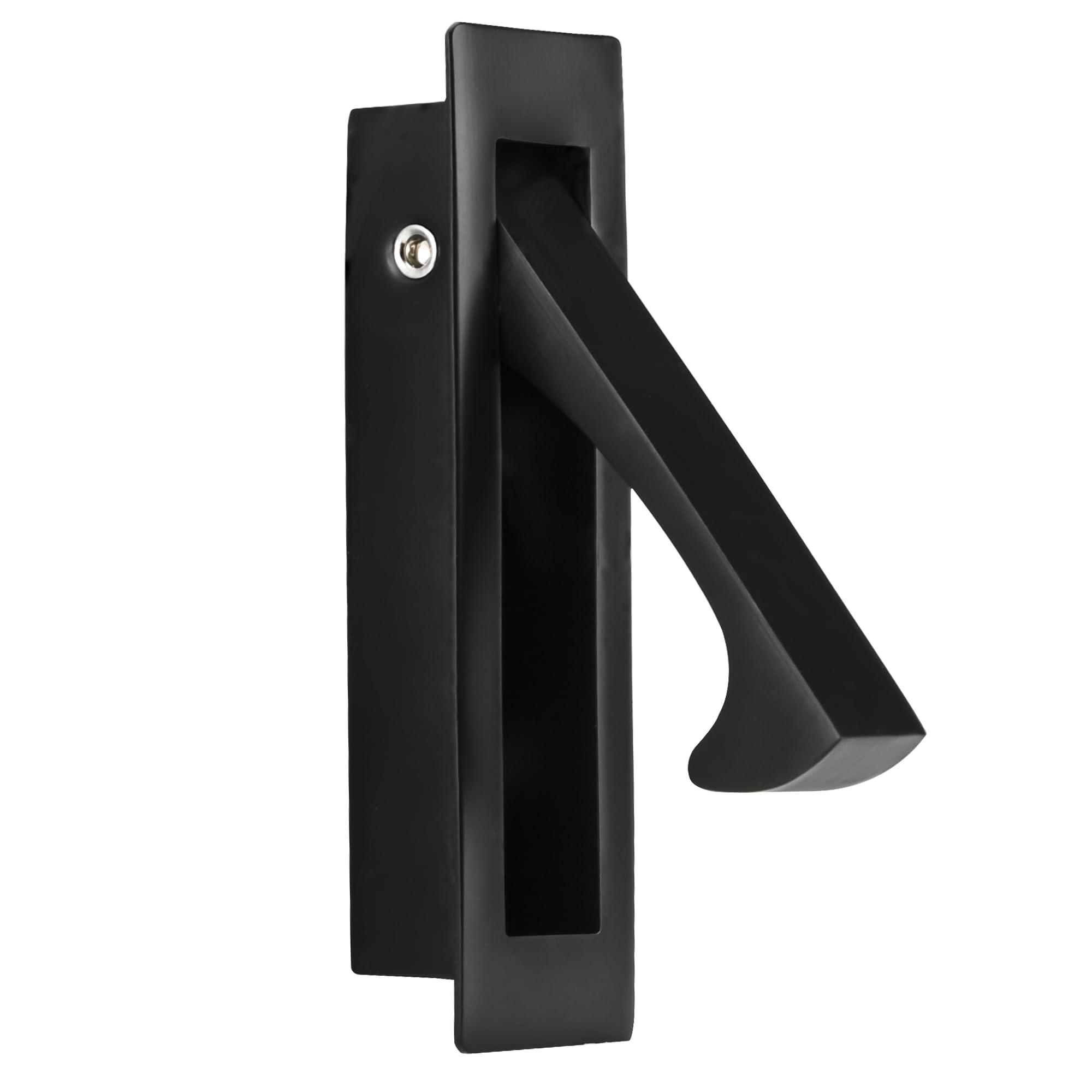 HOMOTEK Recessed Pocket Door Pull Handle, Edge Flush Door Pull, Hidden ...