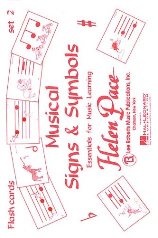 Musical Signs and Symbols Set II 24 Cards 48 Sides Moppet Flash Cards ...