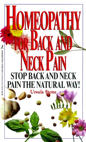 Homeopathy for Back and Neck Pain: Stone, Ursula: 9781575664439: Amazon ...