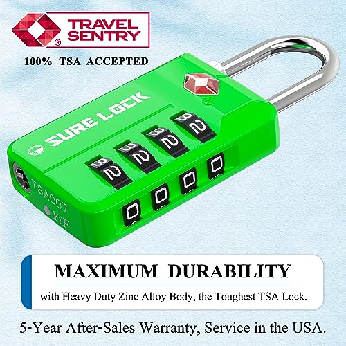 Snapklik.com : TSA Approved Travel Luggage Locks, Open Alert ...
