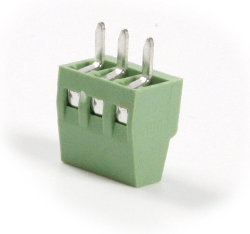 UCTOP STORE 30pcs 3 Pole 2.54mm Pitch PCB Mount Screw Terminal Block ...