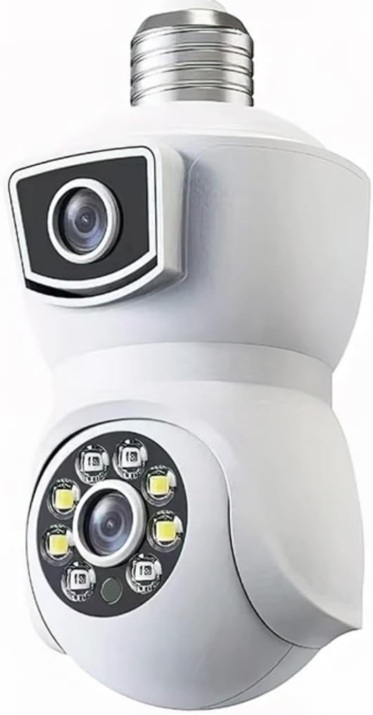Amazon.com : Outdoor Waterproof WiFi Smart Lightbulb Security Camera ...