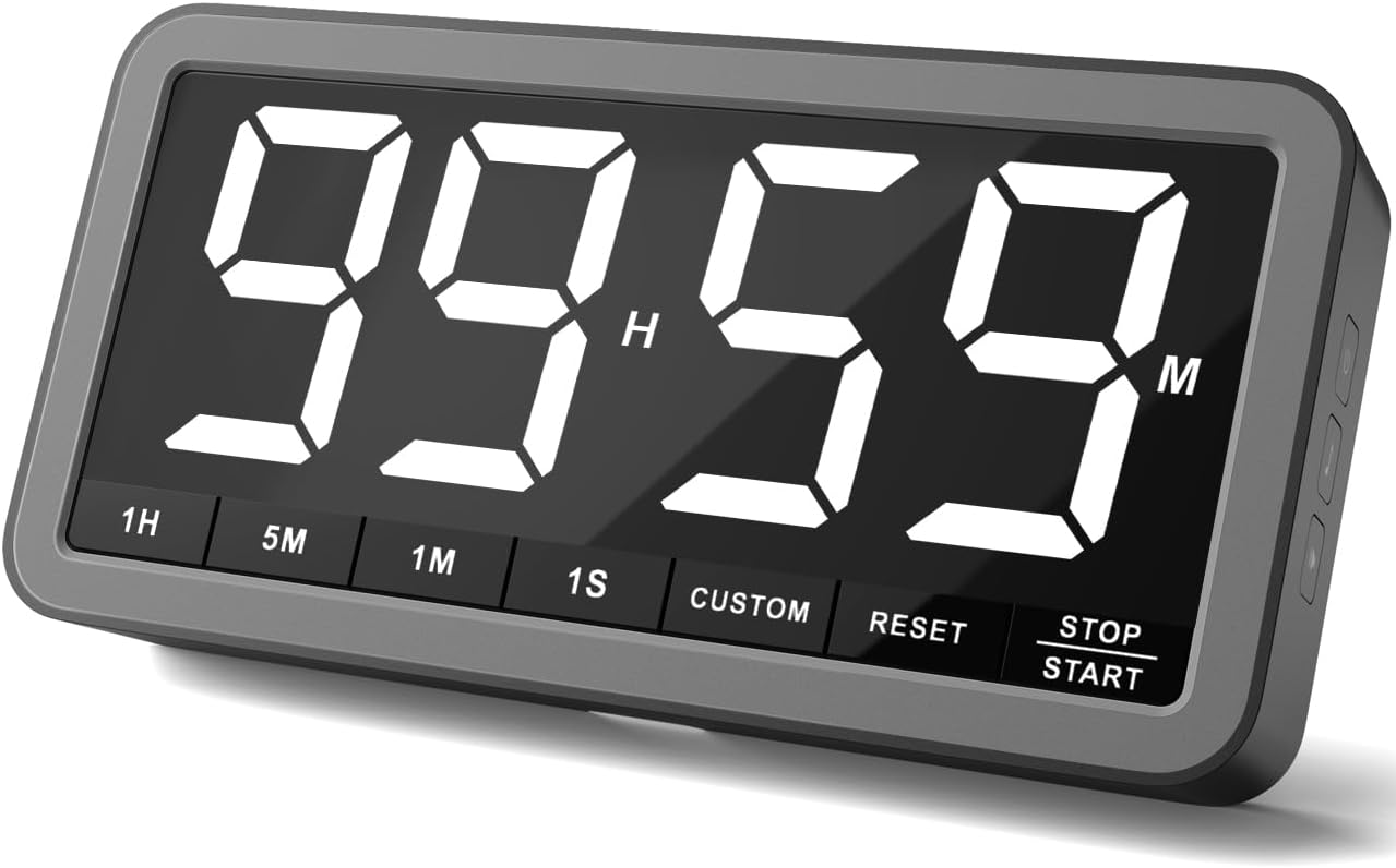 Amazon.com: VOCOO Digital Kitchen Timer with 7.8” Extra Large Display ...