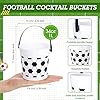 Amazon.com: Mifoci 20 Pcs Soccer Bucket Bulk with Handle 34 oz Plastic ...