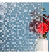 Amazon.com: 3D Prism Window Film,Transparent Decorative Glass Film ...