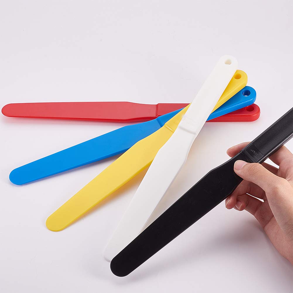 OLYCRAFT 5PCS Screen Printing Spatula 1.2” Width Plastic Spatulas Ink ...