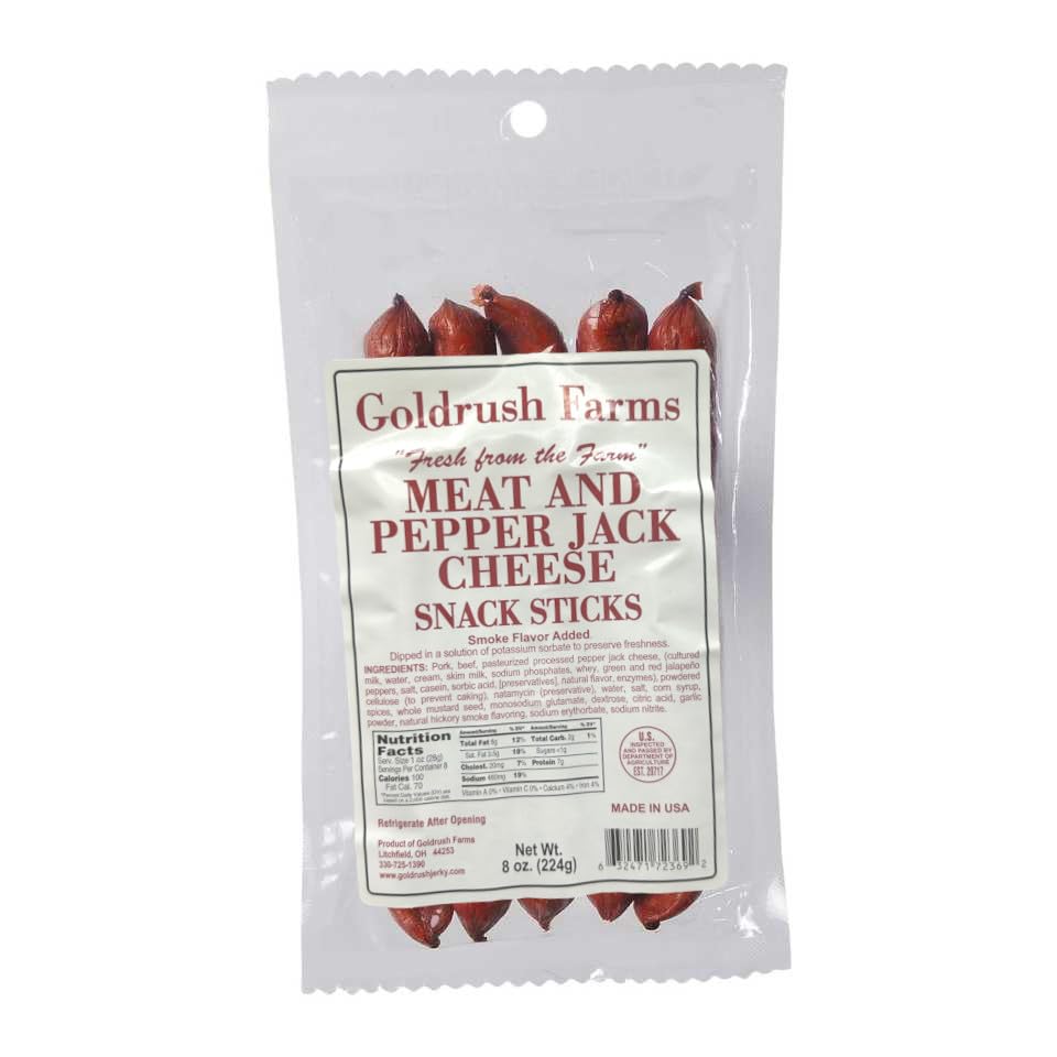 Amazon.com: Gold Rush Farms Fresh From the Farm Snack Sticks (Meat ...