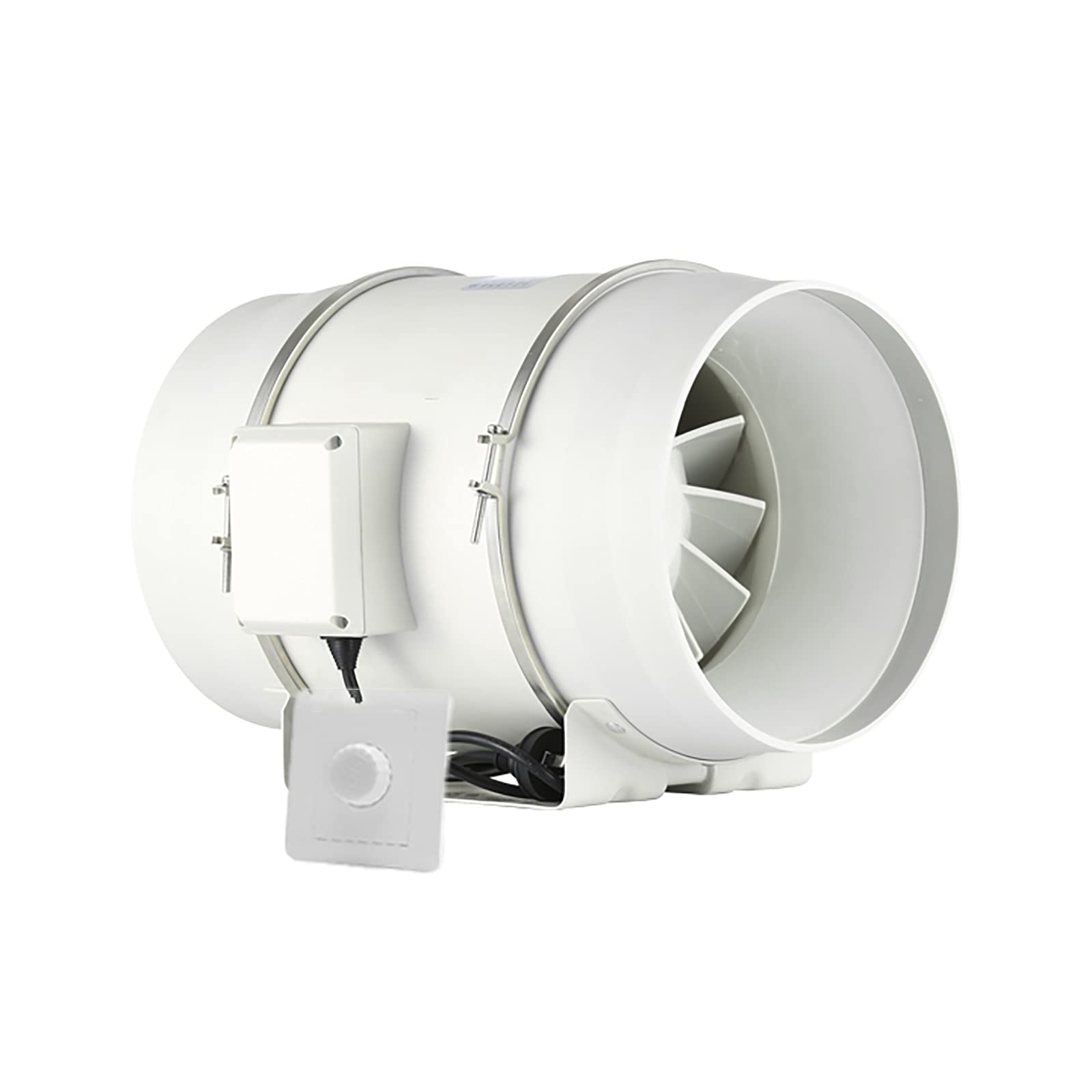 Buy KaiLangDe Quiet Duct Fan Ventilator 10" Inline 250mm With 0-100% ...