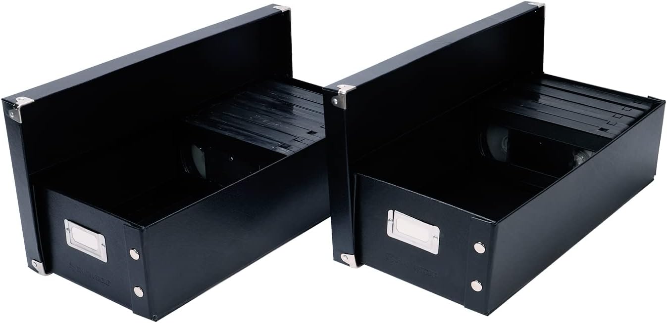 Amazon.com: Gaylord Archival Videocassette Storage Box - Holds Up To 12 ...