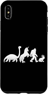 Amazon.com: iPhone XS Max Cryptozoology Cryptid Bigfoot Unicorn Loch Ness Jackalope Case : Cell ...