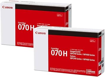 Amazon.co.jp: キヤノン CANON 純正品 トナーカートリッジ070H CRG-070H 2本セット 大容量 LBP241 ...