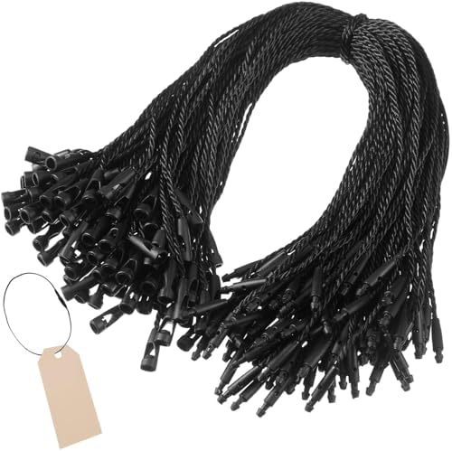 100PCS Hang Tag Nylon String, Hang Tag String Snap Lock Cotton, Nylon ...
