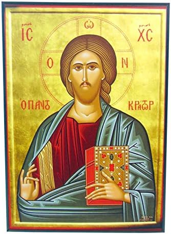 Shomali Jesus Christ The Teacher Pantokrator Orthodox Wooden Byzantine ...