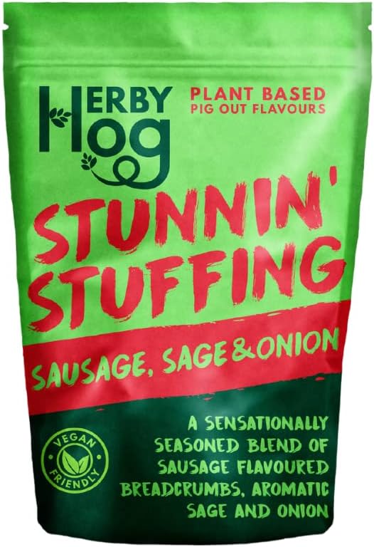 Vegan Stuffing Mix - Sausage & Sage Stunnin' Stuffing Mix 125g - Plant ...