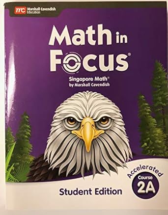Amazon.com: Student Edition Volume A Accelerated 2020 (Math in Focus): 9780358102946: Houghton ...