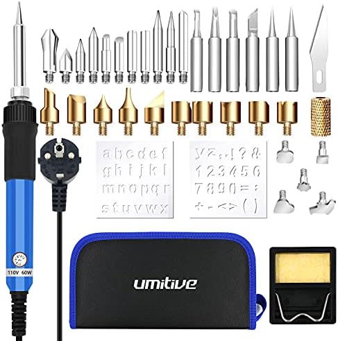 Amazon.com: Wood Burning Kit, 163 Pcs Wood Burner Tool Kit with letters ...