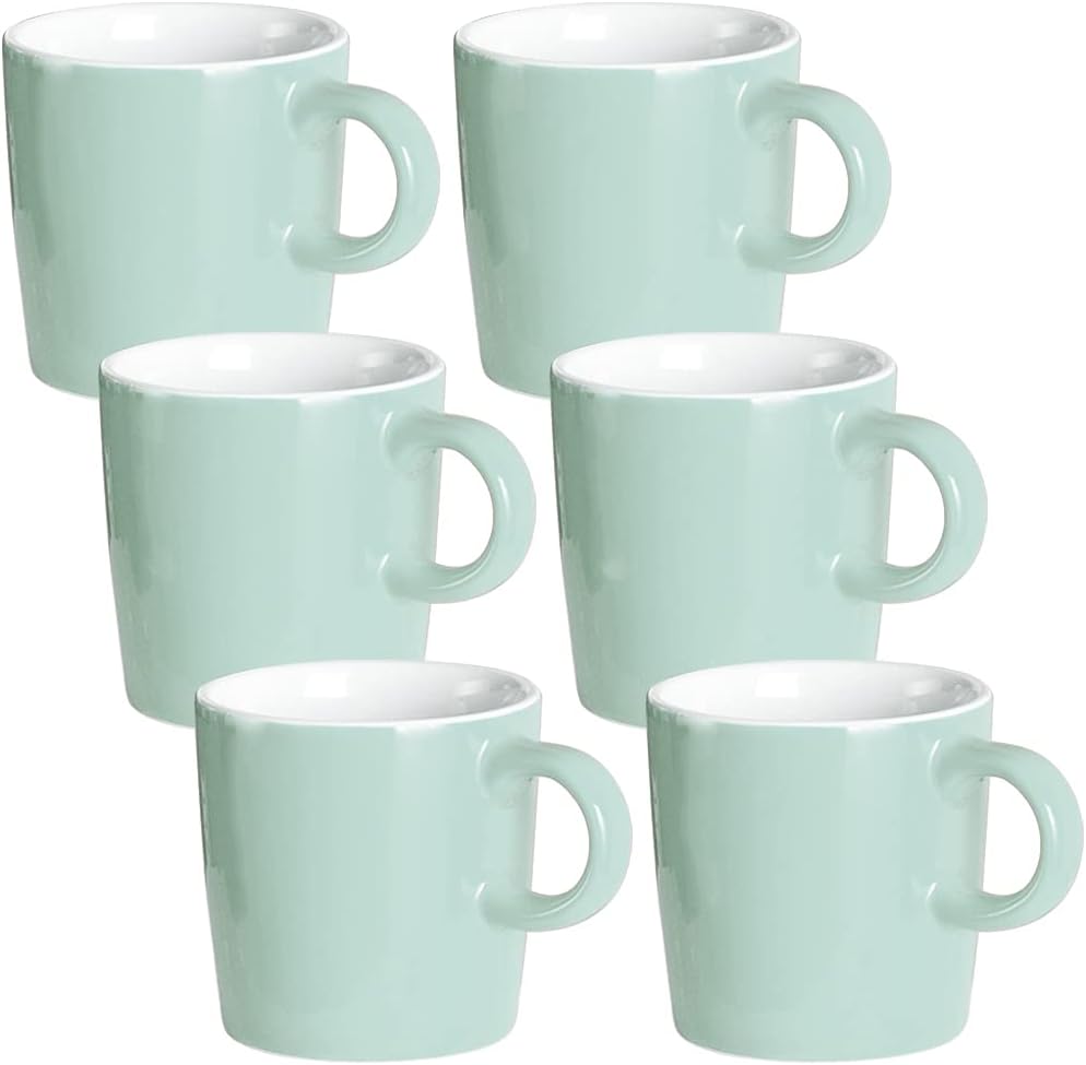 Amazon.com | Morandi Color Ceramic Mini Espresso Cups Set of 4 – Double ...