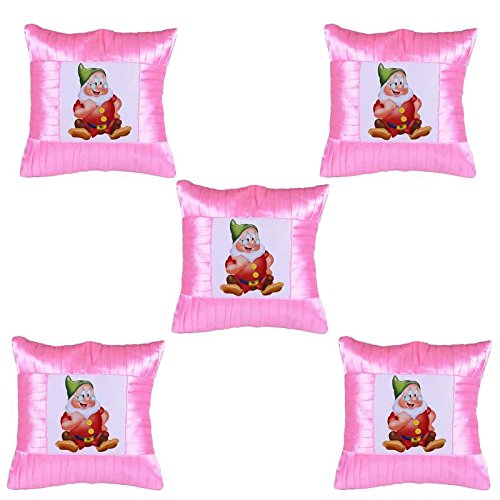 Buy Snoby Cartoon character "dwarf" Printed Cusion Cover Set of 5 ...